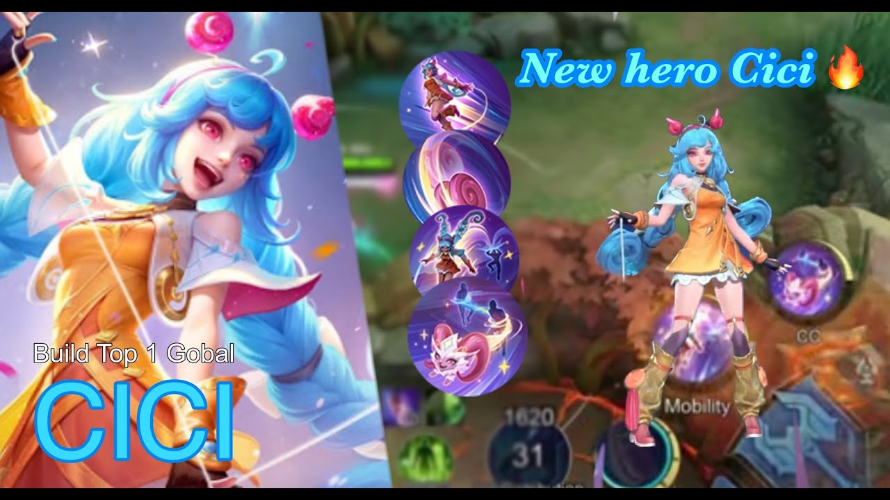 CICI 2nd SKILL=1KILL !!! 🔥 CICI BEST BUILD AND EMBLEM | MLBB - YouTube