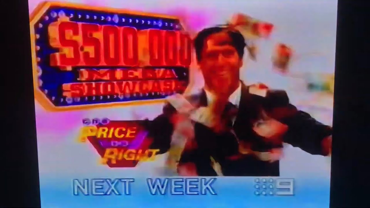 The Price Is Right Australia $500,000 Mega Showcase Promo 2004 - YouTube
