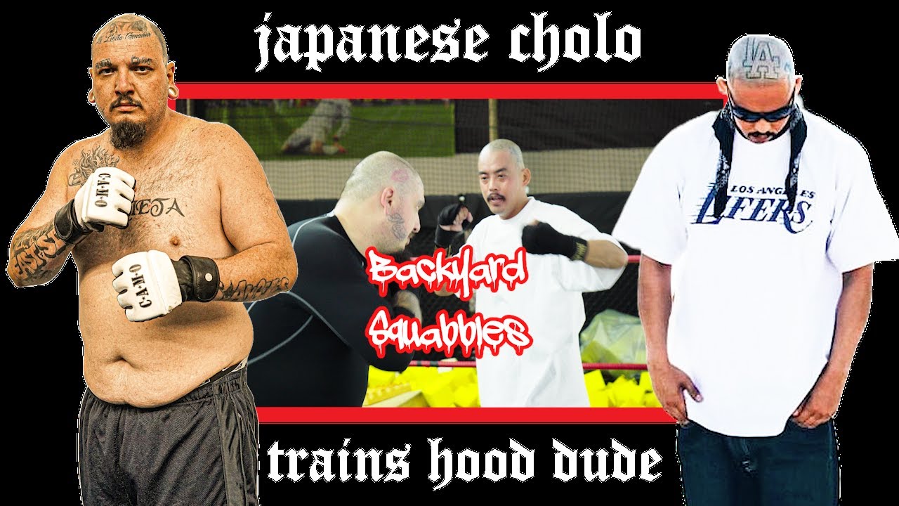 Japanese Cholo Teaches A 300 Pound Hood Dude How To Fight - YouTube