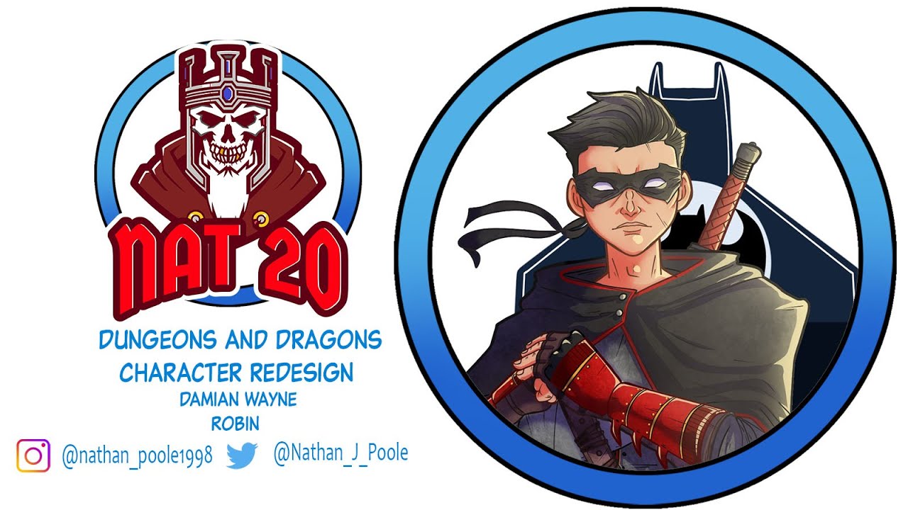 DnD Character Redesign | Robin (Damian Wayne) - YouTube