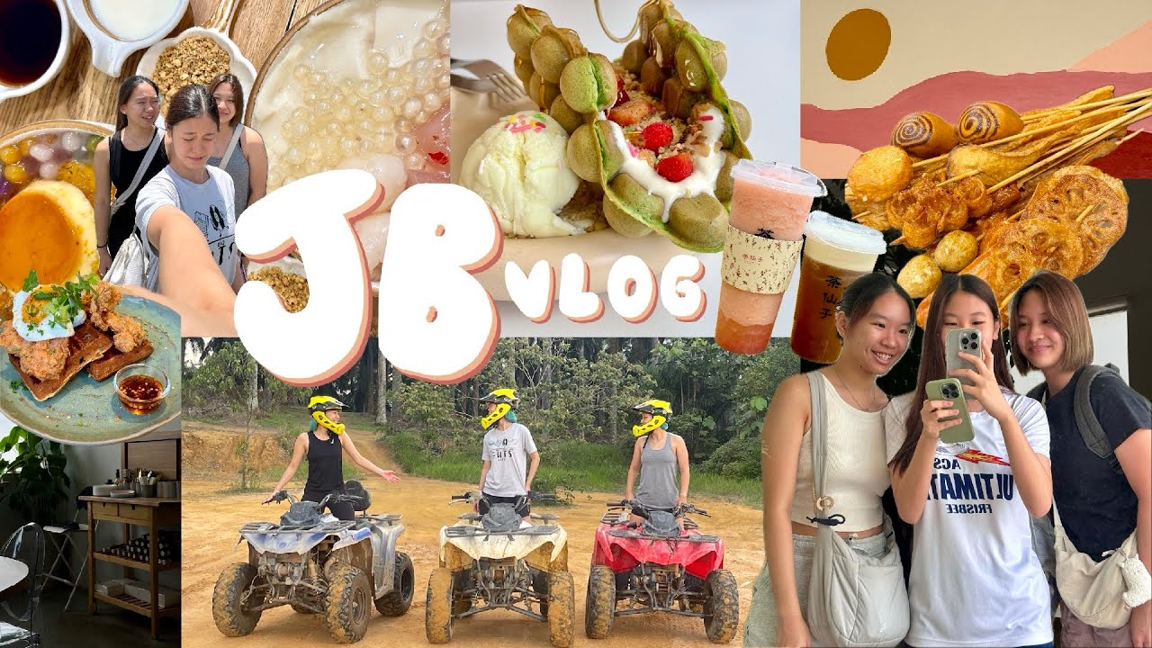 9 minutes of chaos: our 2d1n post-finals JB trip!!! 🔥😎 cafe hopping ...