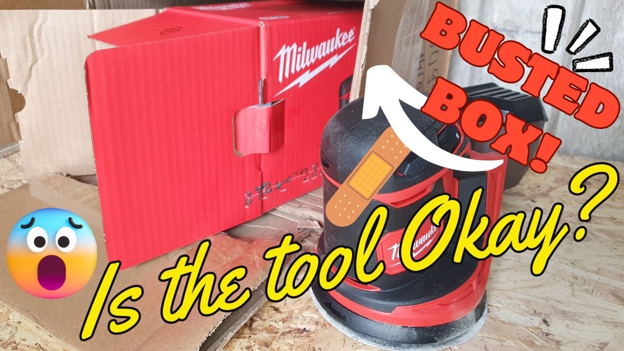 What did I receive in this busted box? Is it Okay? Milwaukee M18 BOS125 ...