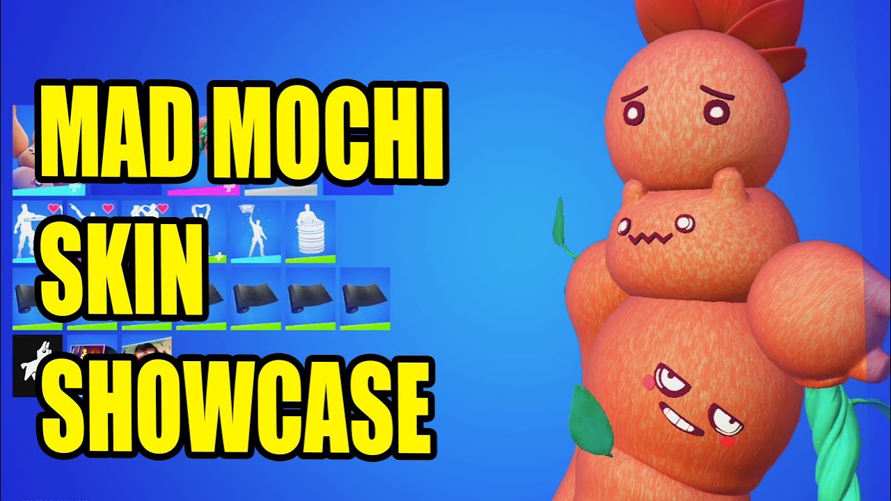 MAD MOCHI Skin Showcase in Fortnite - YouTube