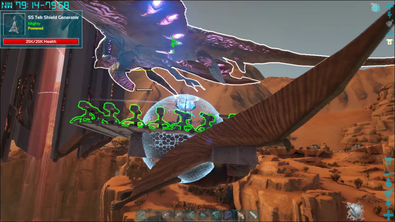 ARK Survival Evolved Soloing Desert Titan - YouTube