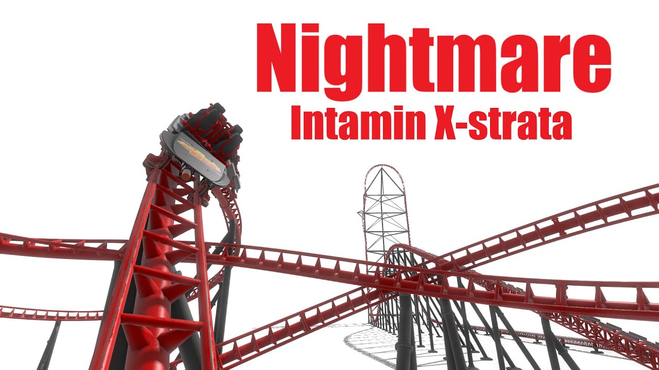 Nightmare // intamin extended strata coaster // No Limits 2 - YouTube