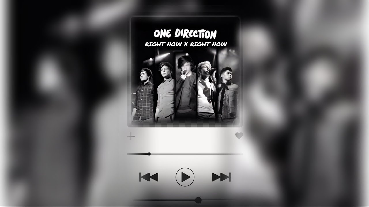 Right Now X Right Now - One Direction - YouTube
