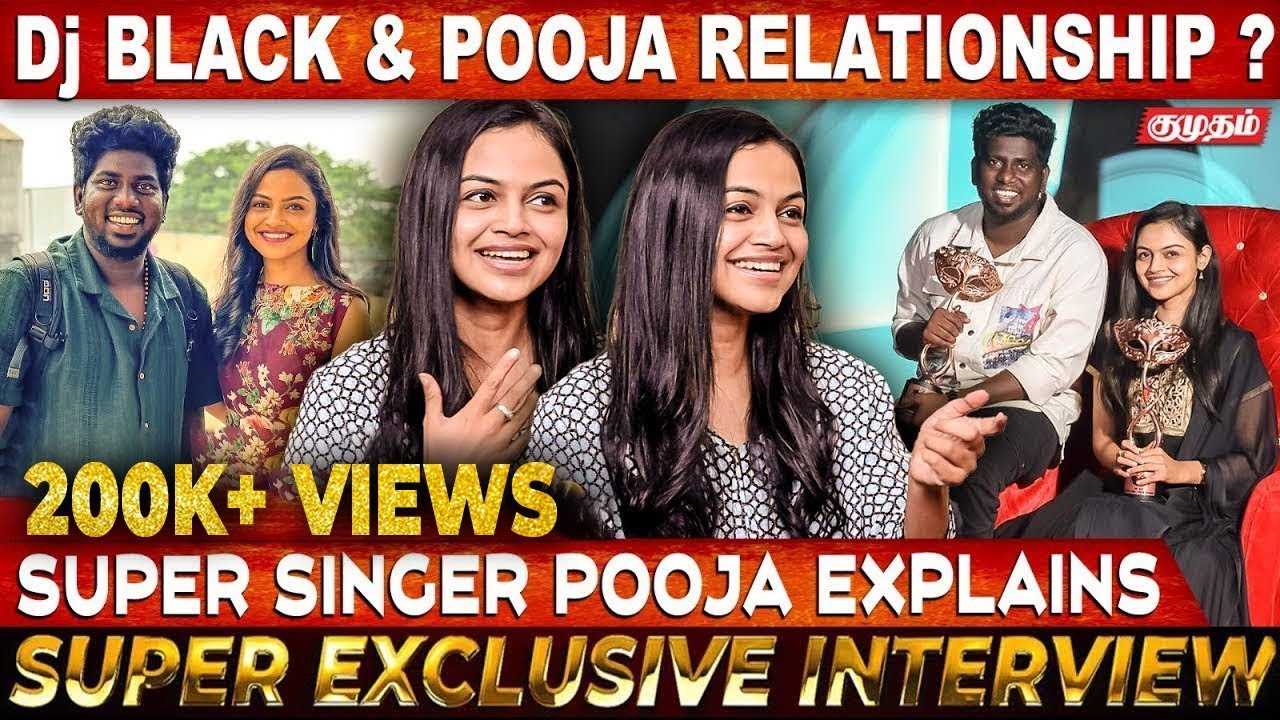"Dj black எனக்கு மட்டும் Special..."😱 | Super Singer Pooja Exclusive ...