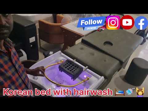 Korean Head Spa | Head Spa Bed | Shampoo Bed | Hair Wash Bed | Korean Shampoo Bed | Head Spa Therapy
