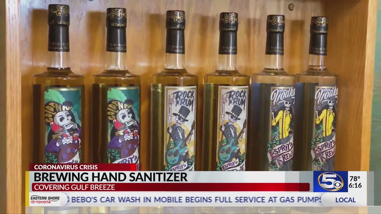 Rollins Distillery in Gulf Breeze steps up to fill hand sanitizer ...