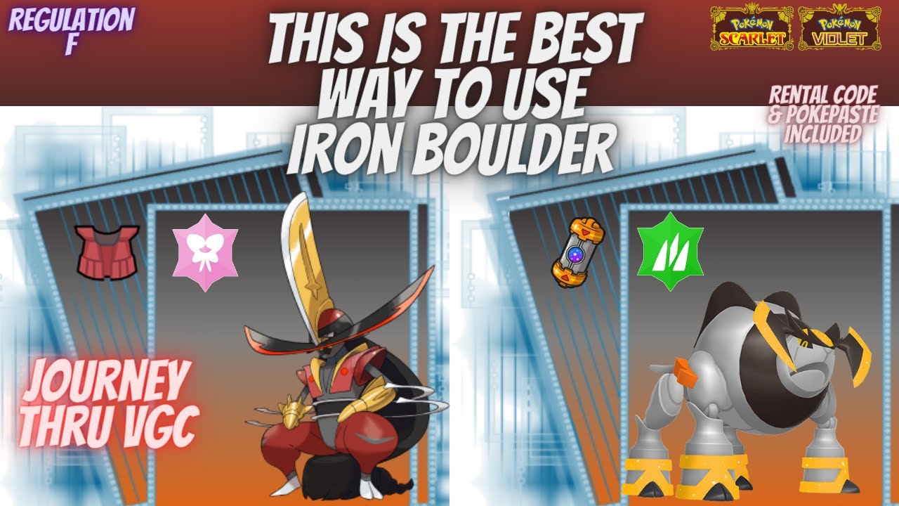 THIS is the BEST way to use IRON BOULDER in REGULATION F - Pokemon ...
