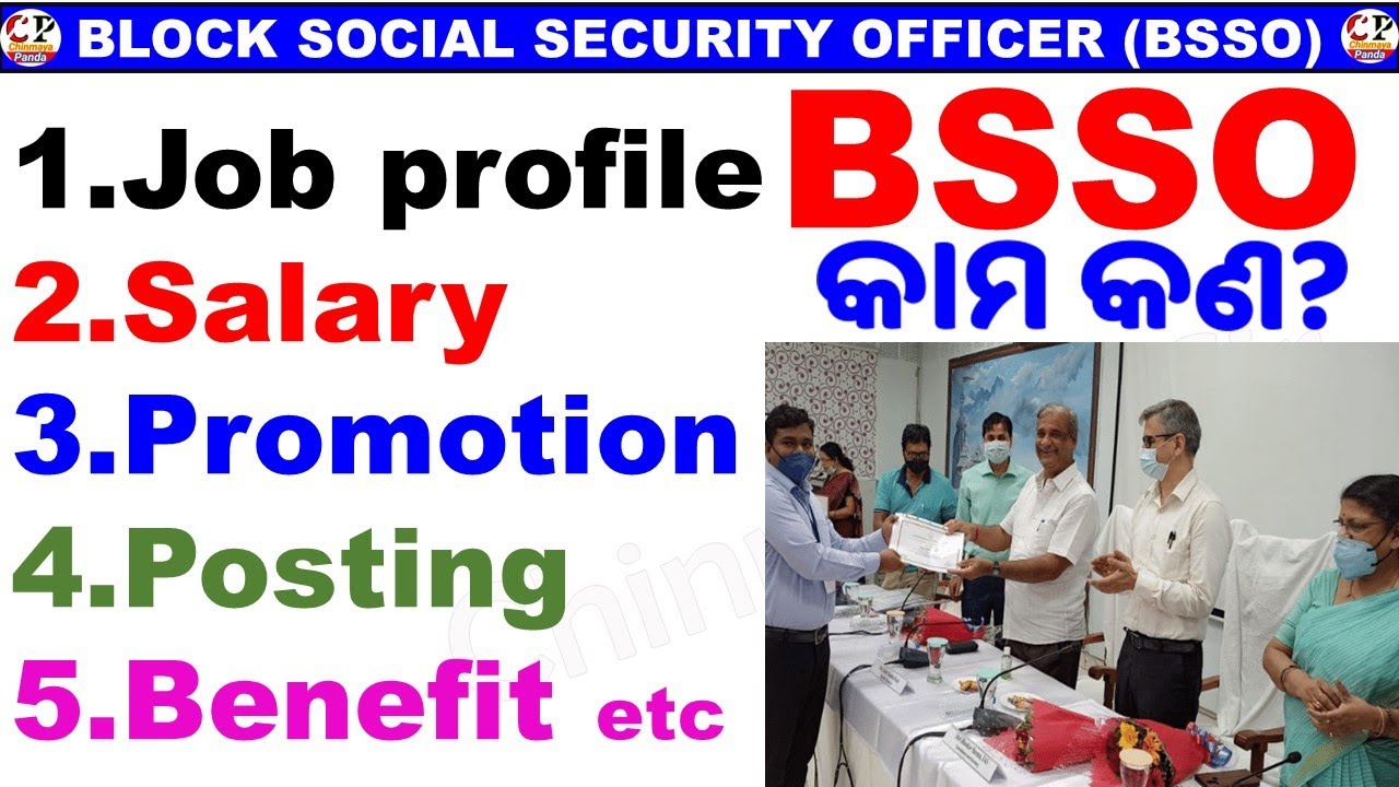 BSSO Job Profile/Salary/Promotion/Posting/Benefit/ All About BSSO/Block ...