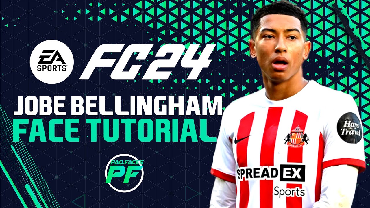 EA FC 24 JOBE BELLINGHAM FACE + STATS Pro Clubs Face Creation - CAREER ...