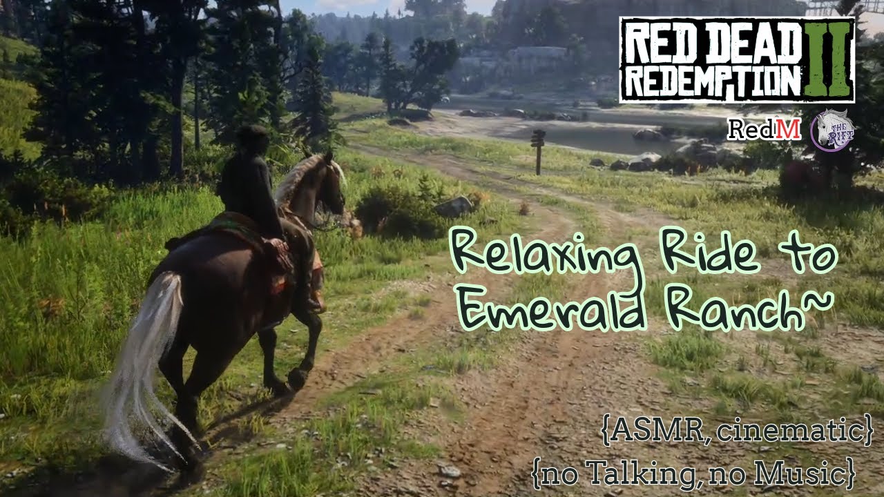 {EP 36} RedM ASMR Trail Rides | Relaxed Ride to Emerald Ranch - YouTube
