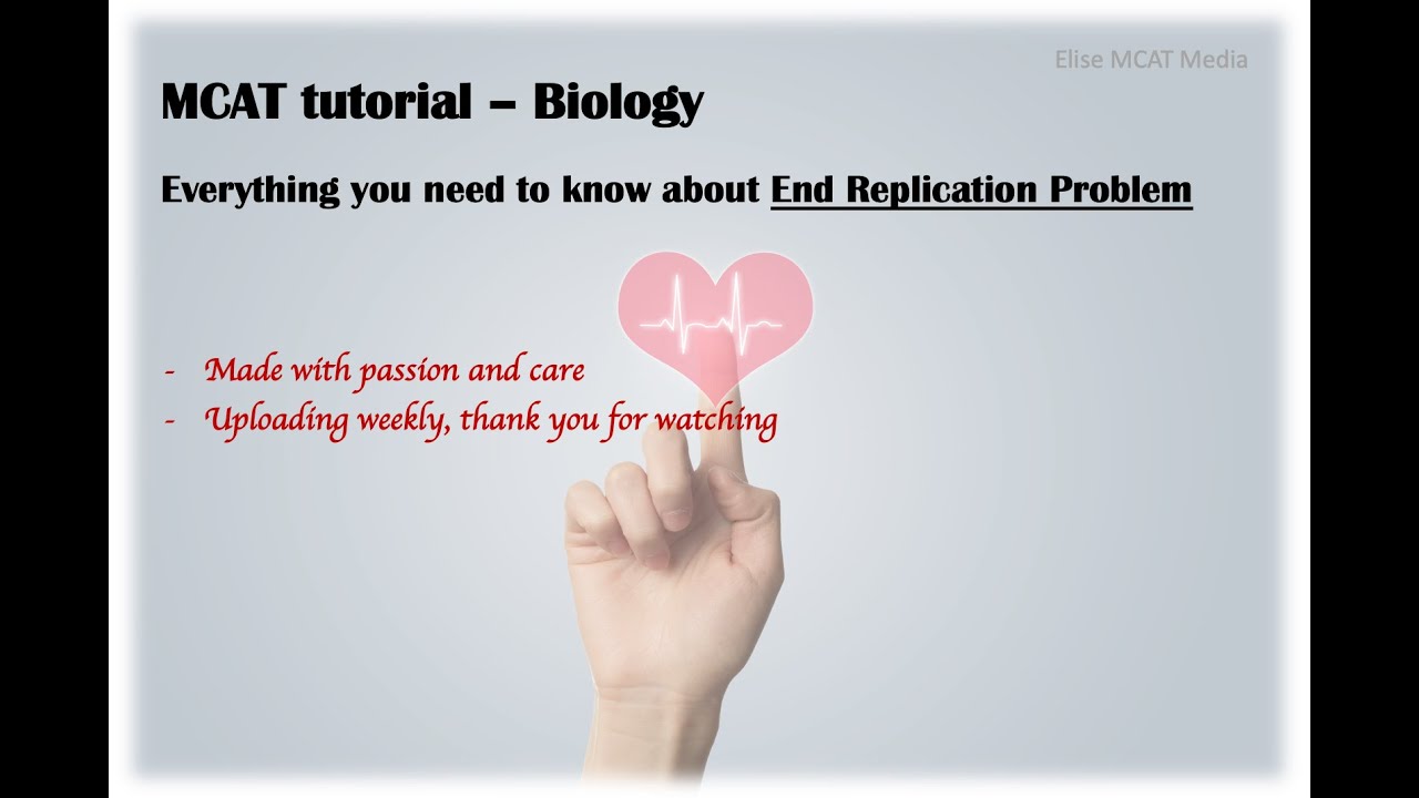 MCAT - End DNA Replication Problem|Telomerase|Telomeres|Preventing ...