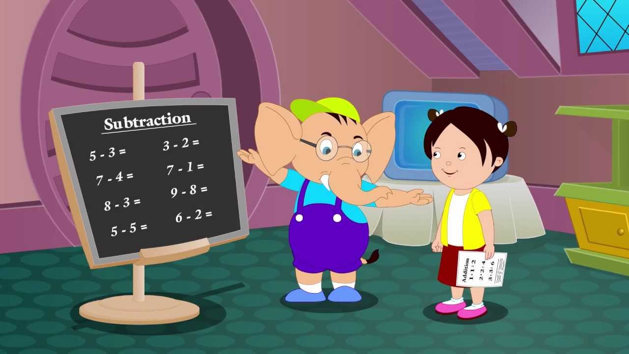 Learn Maths - Subtraction Part 1/2 - YouTube