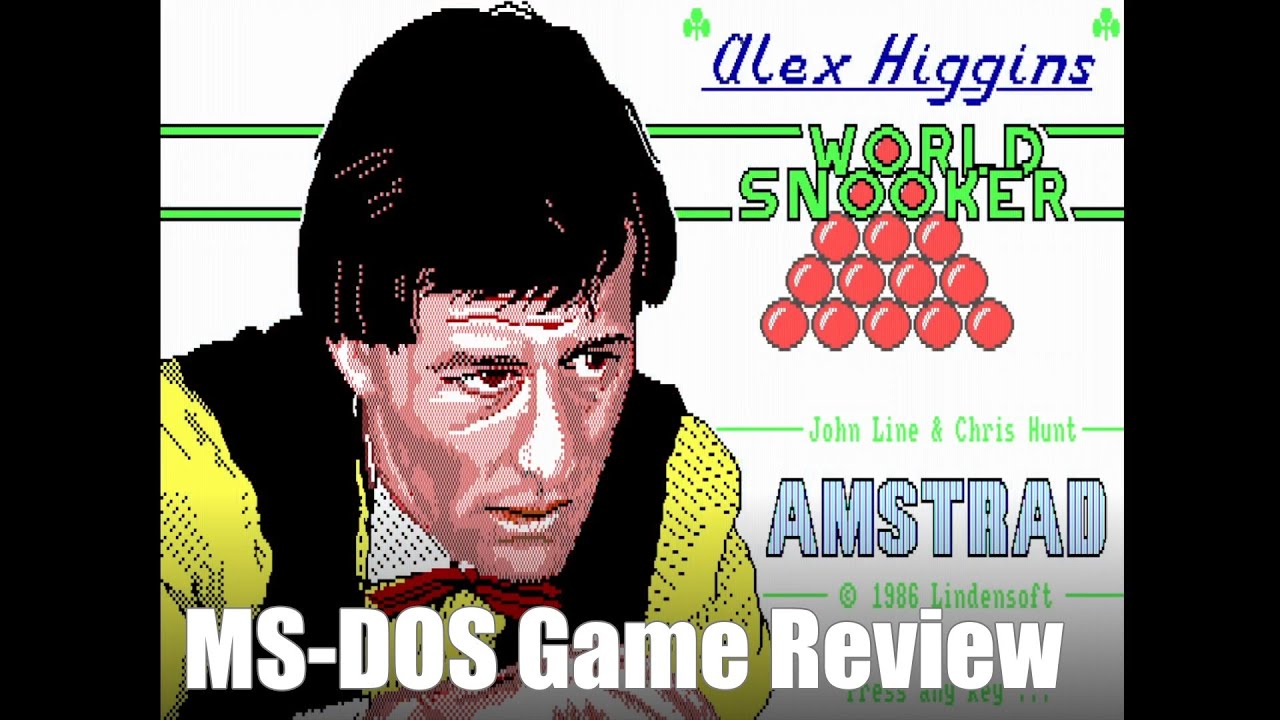 Alex Higgins World Snooker - 1986 - MS-DOS Game Review - YouTube
