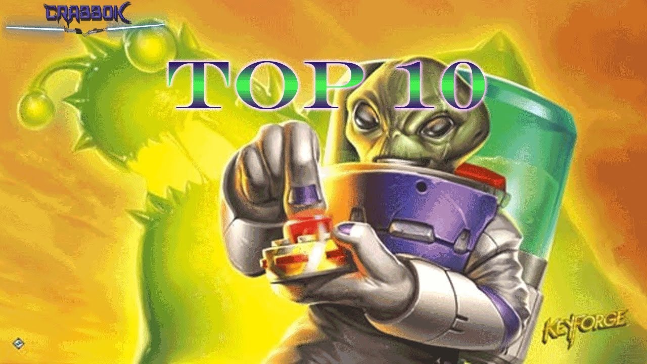 KeyForge - Top 10 Mars Cards - YouTube