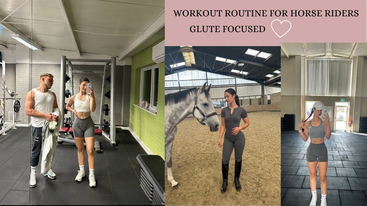 WORKOUT ROUTINE FOR HORSE RIDERS! glute workout - YouTube