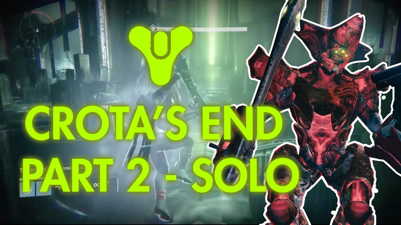 Destiny - Crota's End CHEESE SOLO - Part 2 - After Patch - YouTube