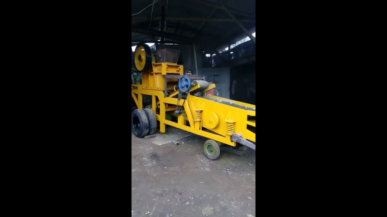 Mini Stone crusher mobile from semarang - YouTube