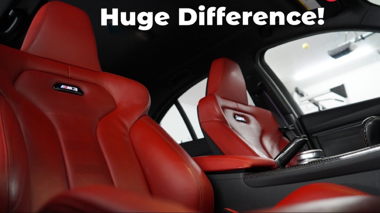 Deep Cleaning the Leather in my BMW F80 M3! - YouTube
