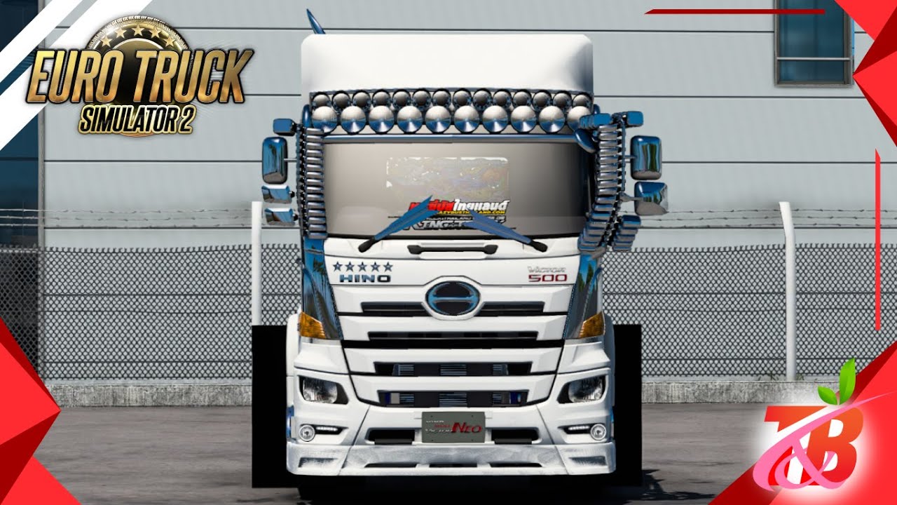 รีวิวHino victor 500 B' Bomz • Euro Truck Simulator 2 - YouTube