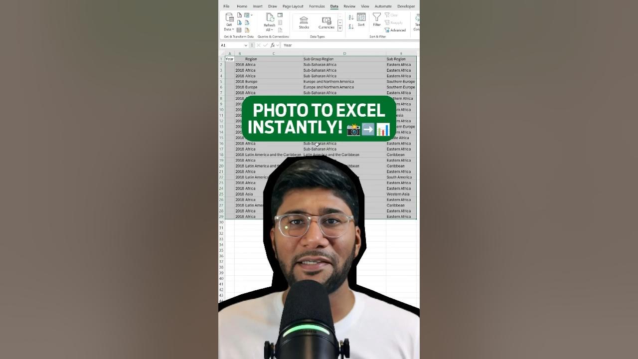Photo Becomes Spreadsheet Instantly Excel Ai Exceldataanalytics Exceltips Exceltricks