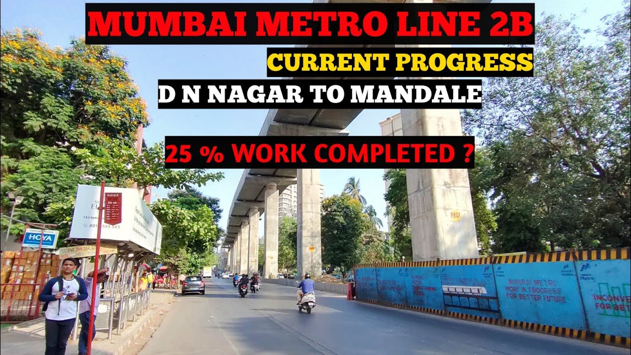 Mumbai metro line 2b latest update | mumbai metro project | mfk vlogs ...