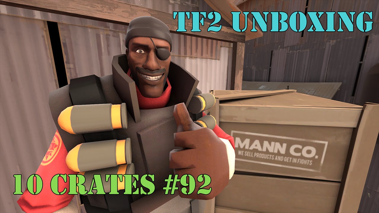 TF2 Unboxing: 10 Crates #92 My First Unusual! - YouTube