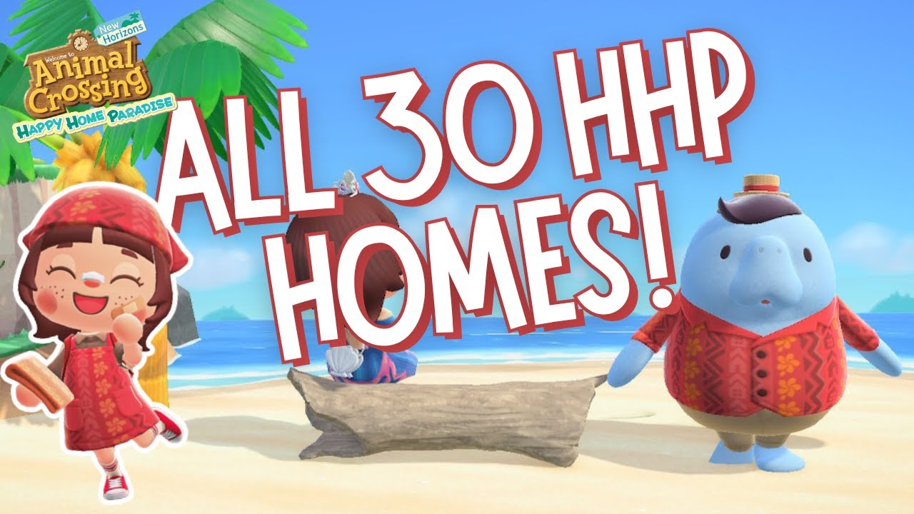 I finished ALL 30 HHP homes in 15 minutes!? | ACNH 2023 | Happy Home ...