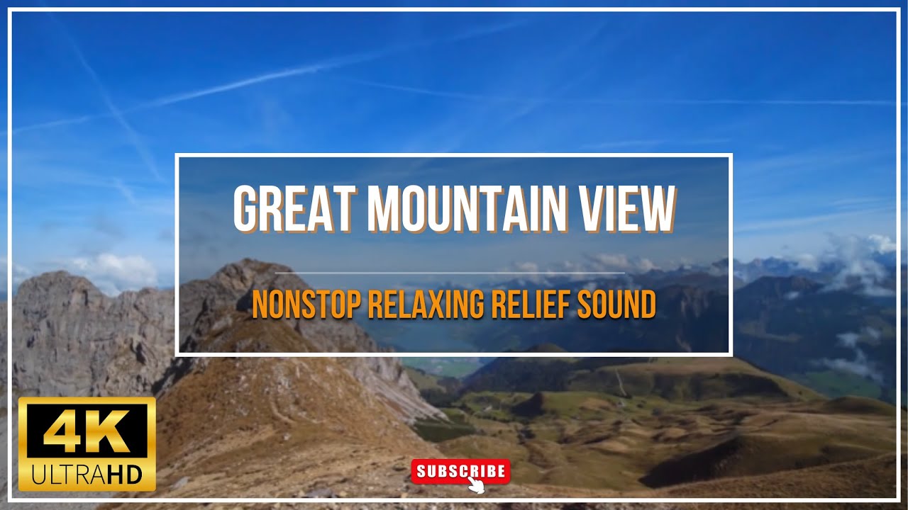 3 Hours Nonstop Relaxing Relief Sound Ambient Green Landscape | Great ...