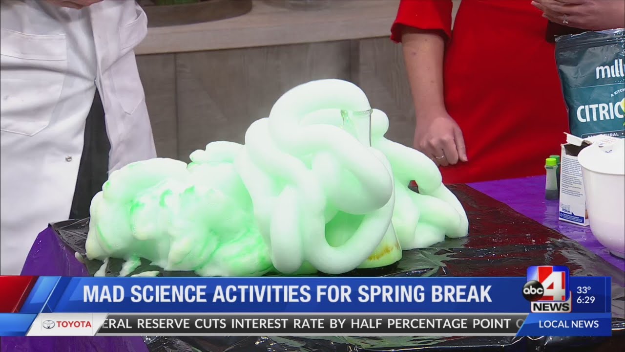 Mad Science activities for spring break - YouTube