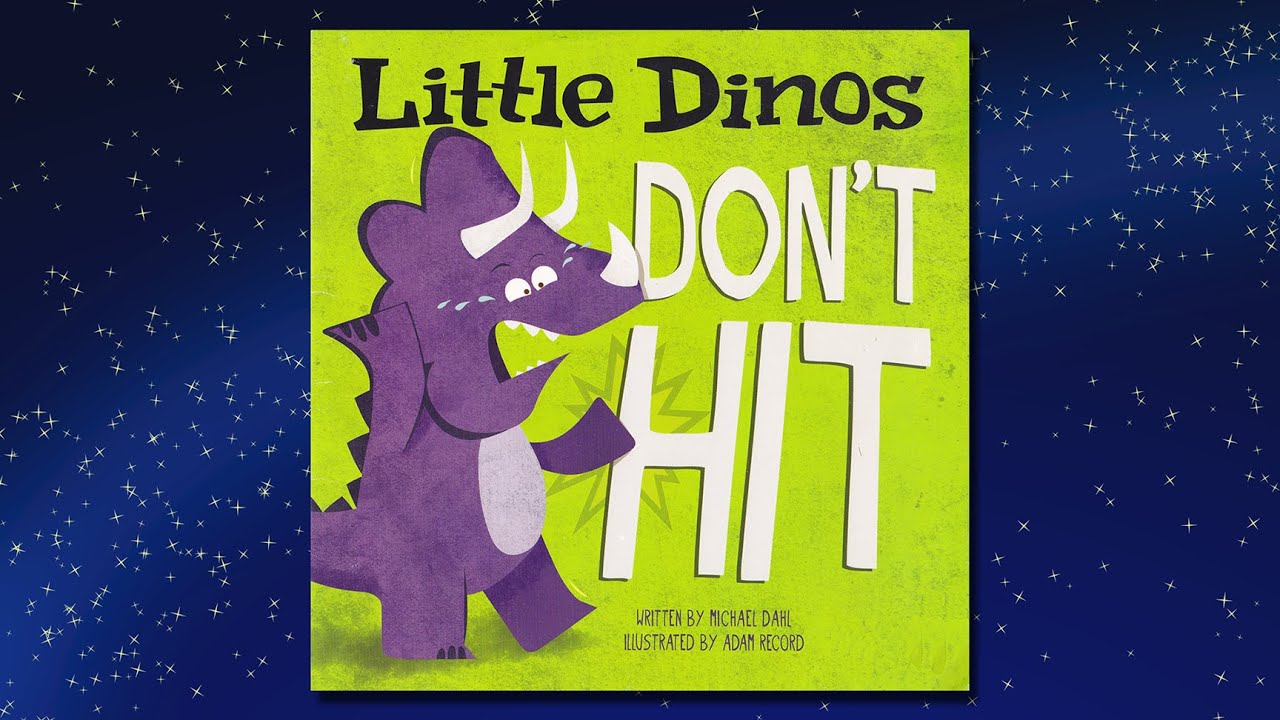 Little Dinos Don't Hit (Story time for kids) - YouTube