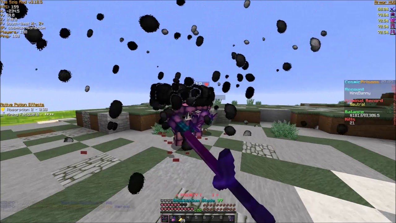 PvPing on my new Server/Minecraft/Cosmic-Prisons/PvP - YouTube