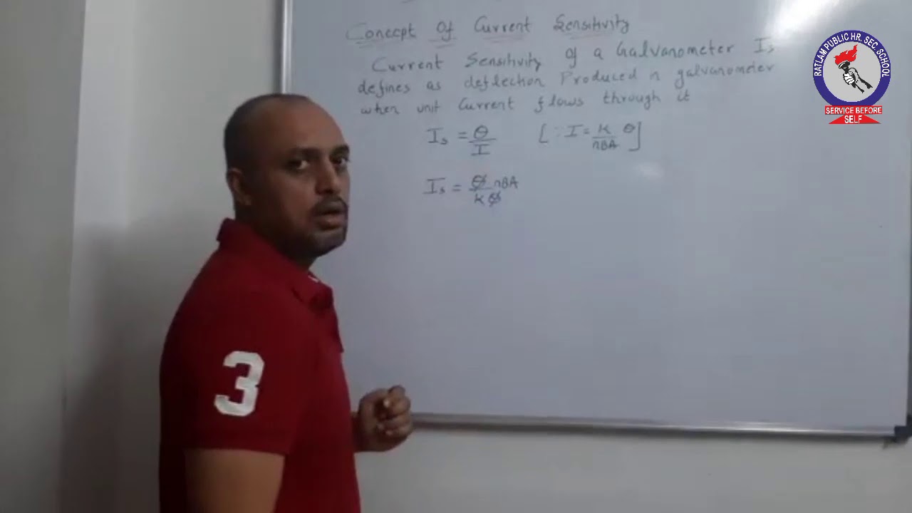 RPS Class-12 Physics Ch-4 Concept of Current Sensitivity - YouTube