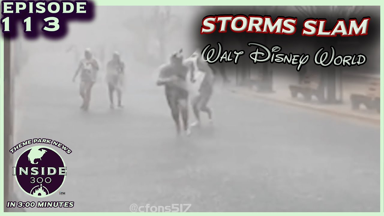 Walt Disney World Floods Again as Storms Slam Resort - YouTube