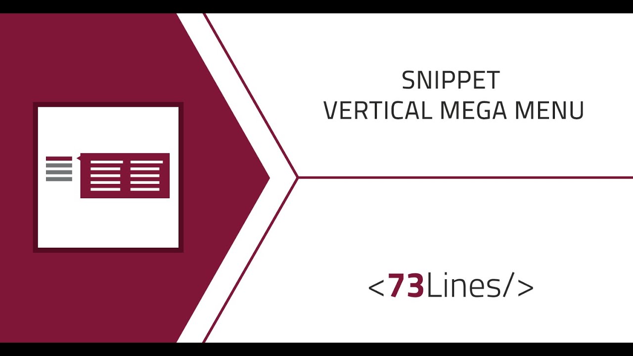 Snippet Vertical Mega Menu for Odoo CMS - YouTube