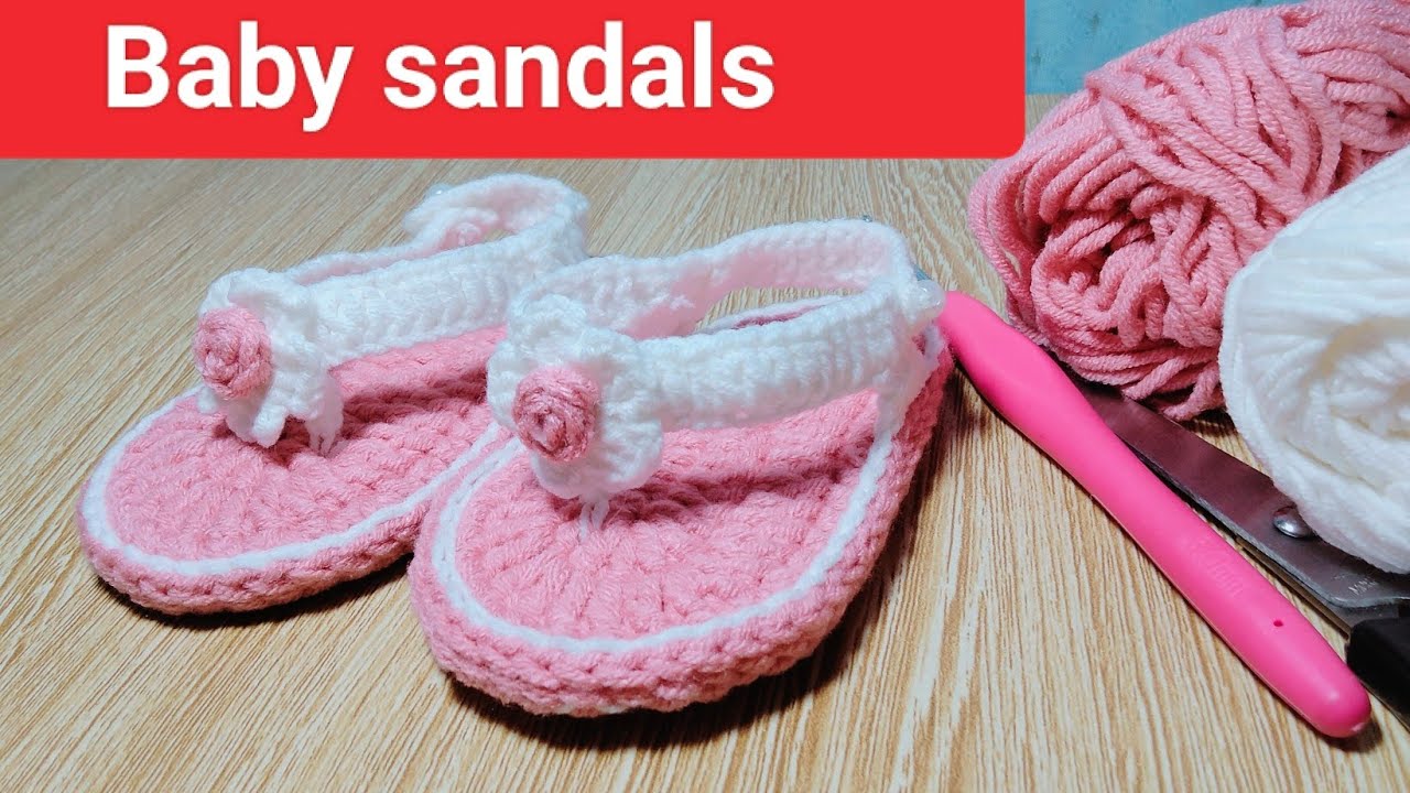 VERY EASY Crochet baby sandals tutorial so cute |Easy Crochet tutorial ...