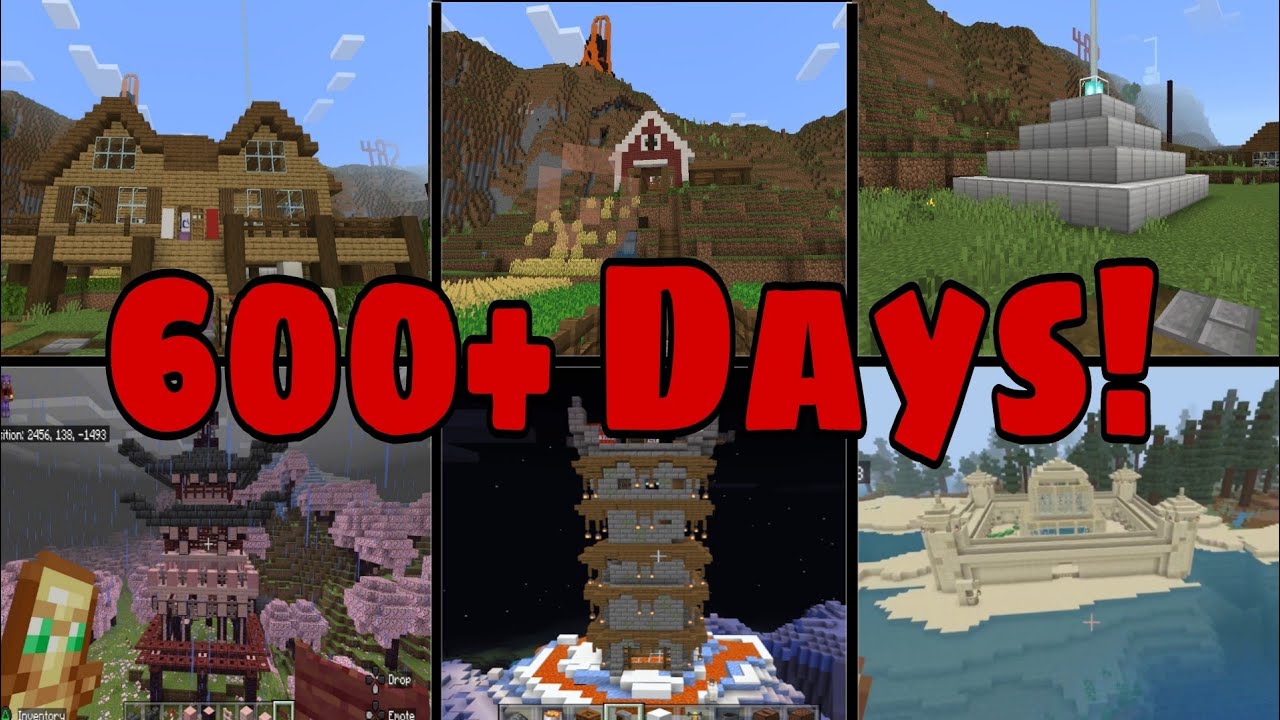 Duo 600+ Day Hardcore World Tour! (150 Hours + Mega Builds) W ...