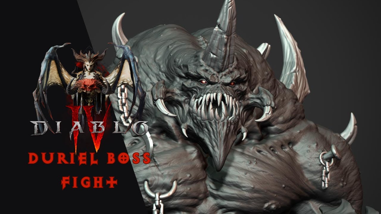 Diablo 4 - Duriel Boss Fight - YouTube