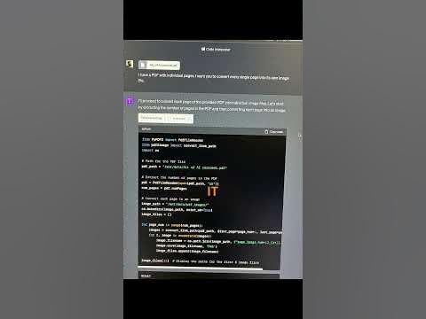 ChatGPT can now convert files, learn in under 30 seconds #chatgpt #chatgpt4 #codeinterpreter # ...