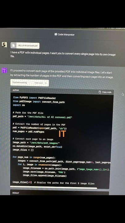 ChatGPT can now convert files, learn in under 30 seconds #chatgpt #chatgpt4 #codeinterpreter # ...