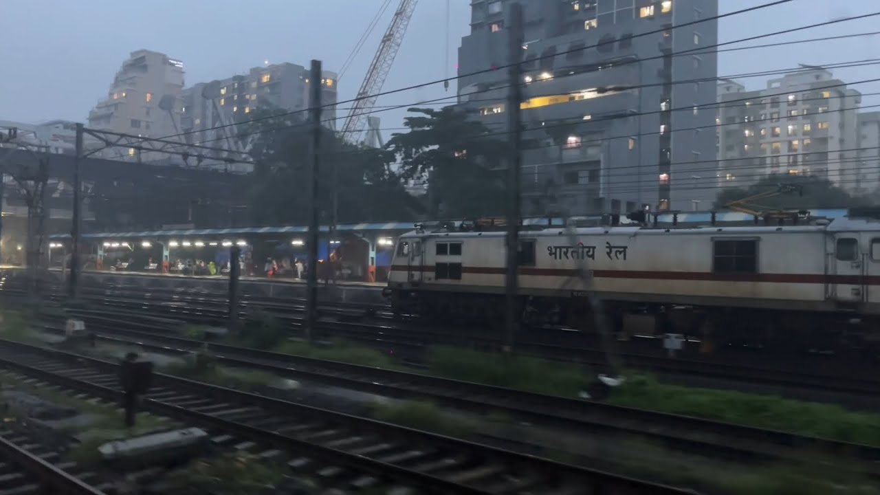 Mumbai’s Monsoon Evening Magic View From a Local Train Window - YouTube
