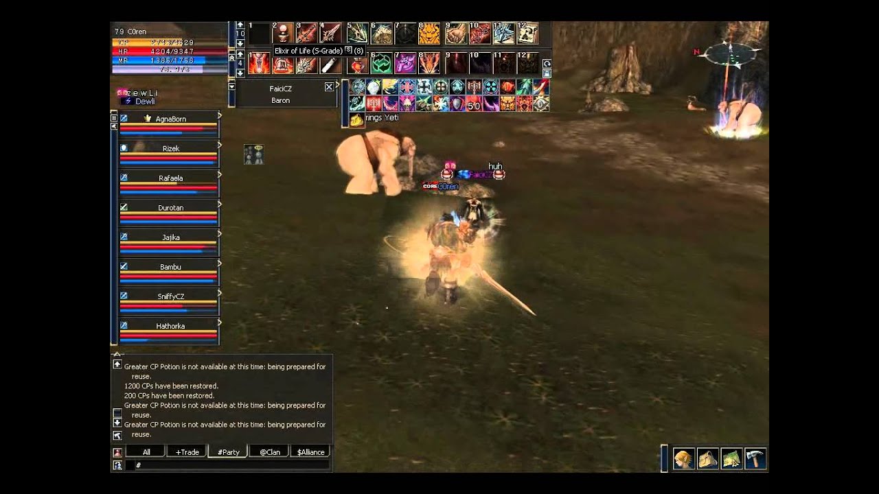 Lineage 2 Coren Titan War - YouTube