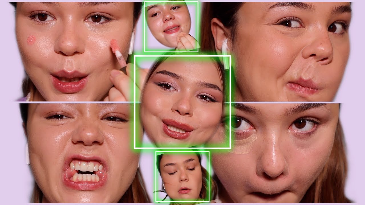 HOW TO MOVE YOUR FACE WHEN APPLYING MAKEUP - YouTube
