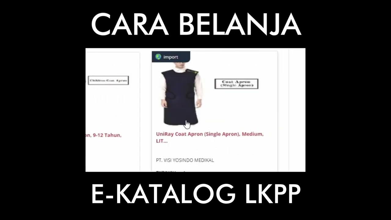 Cara Belanja di E Katalog LKPP - YouTube