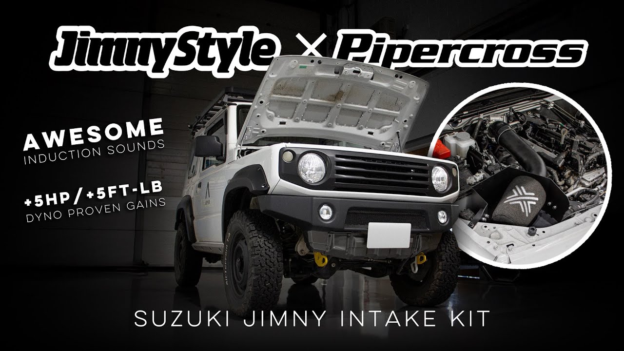 Pipercross Air Intake for Suzuki Jimny JB74 (2018+) - YouTube