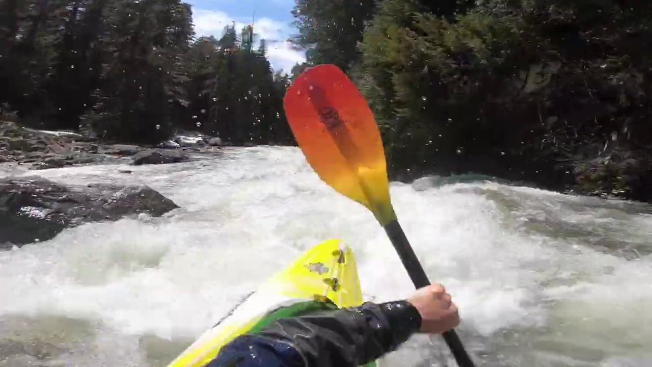 Kayaking the China Gorge Of The Cle Elum - YouTube