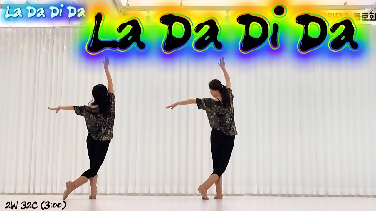 La Da Di Da Line Dance | 라 다 디 다 라인댄스 |Intermediate | SunnyQueen Line ...