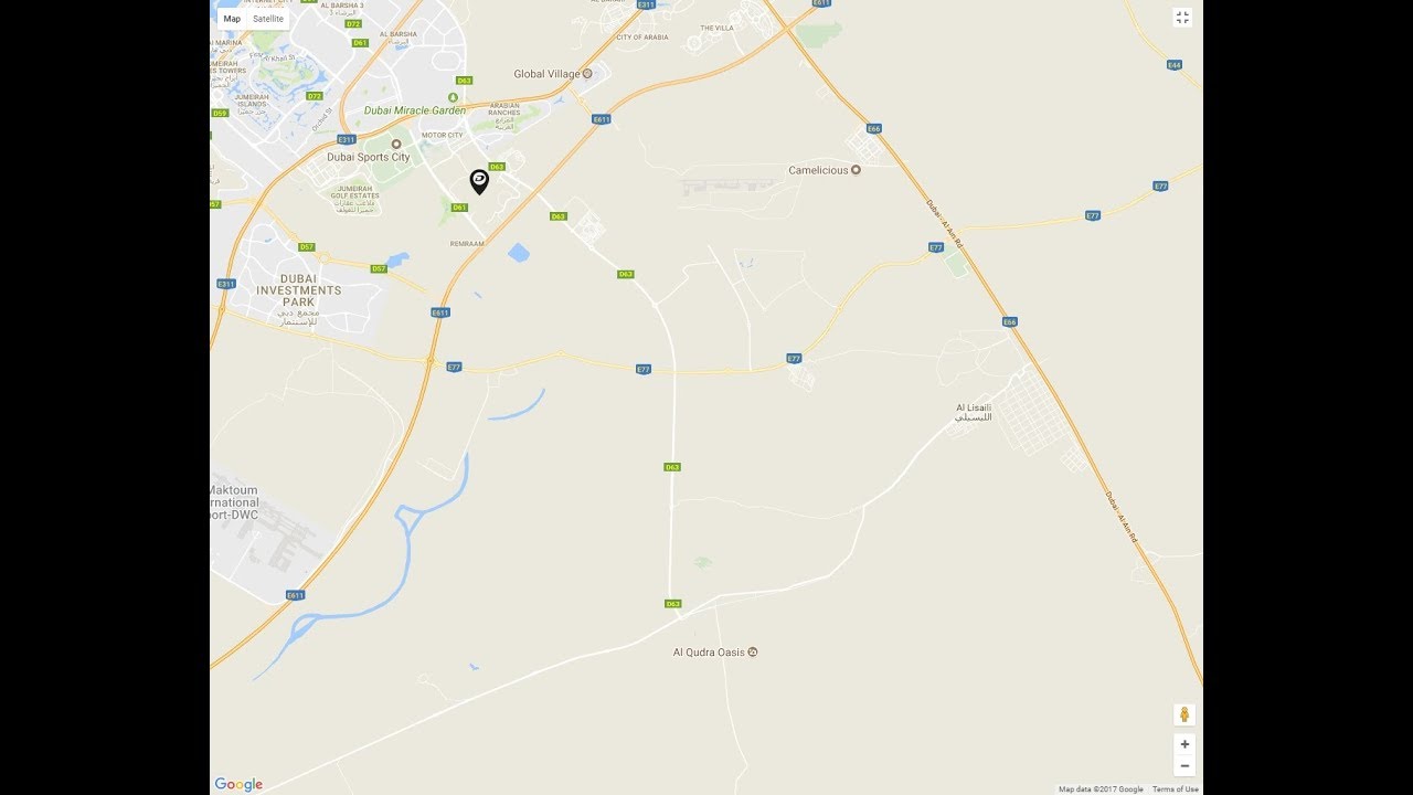 Damac The Park Villas, Location Map, DAMAC Hills, Dubailand, Dubai, UAE ...